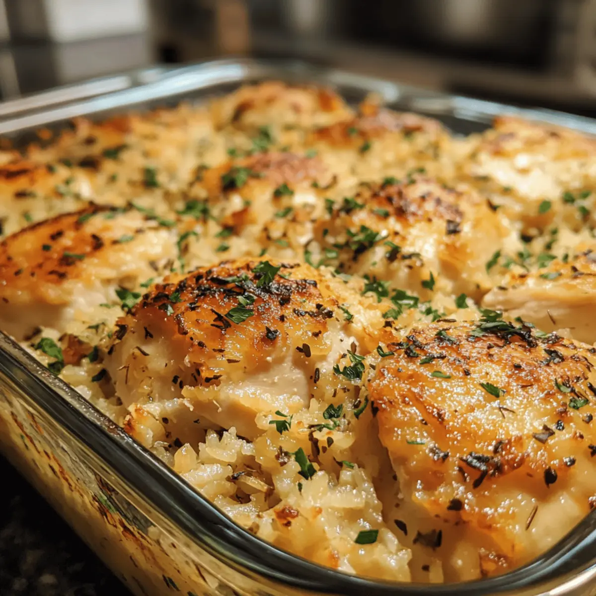 Easy Classic Chicken and Rice Bake: Irresistibly Creamy Comfort