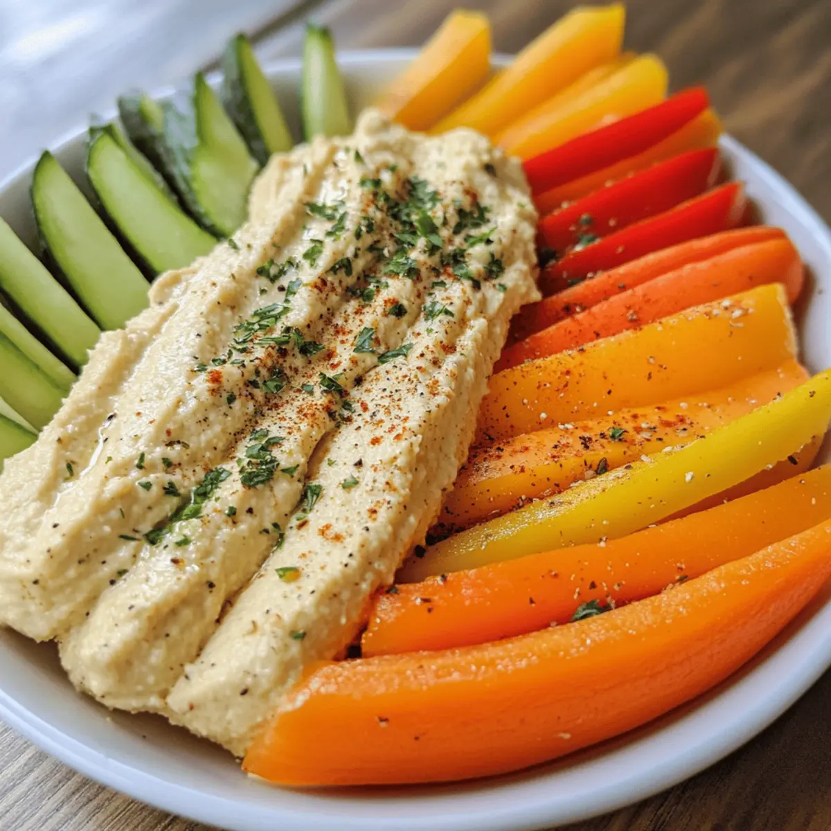 Easy Veggie Sticks with Hummus: The Ultimate Guilt-Free Snack