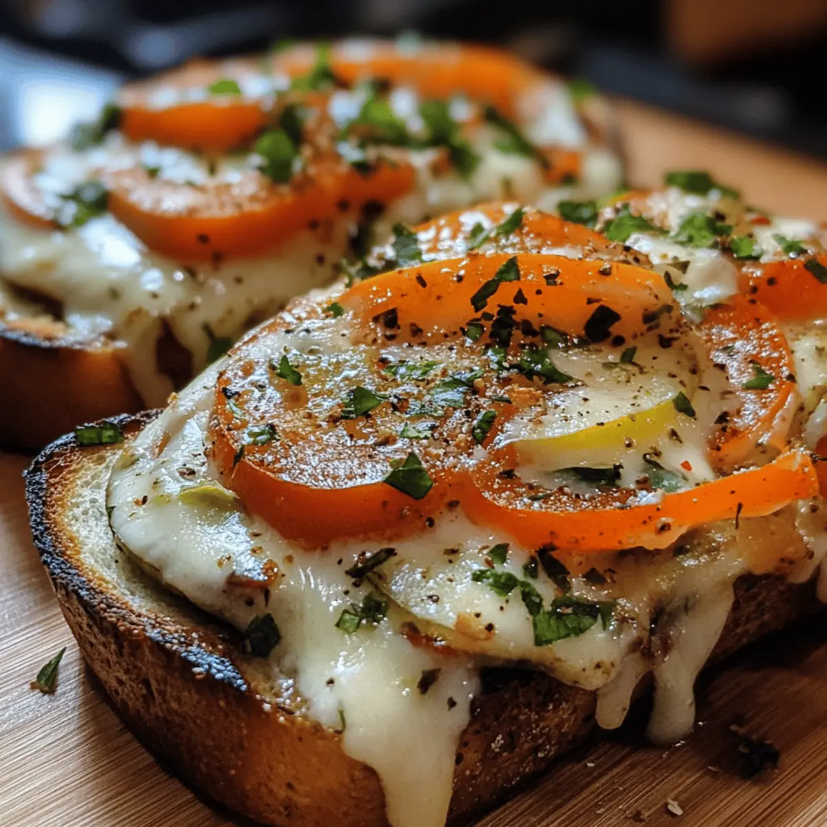 Ultimate Cheesy Vegetable Toast Melt for Easy, Comforting Crisp