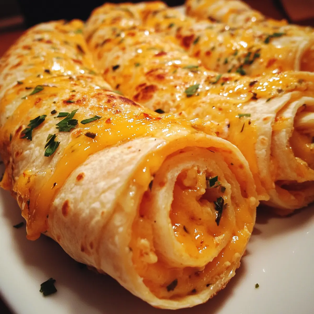 Irresistible Cheddar Stuffed Tortilla Spirals You’ll Crave