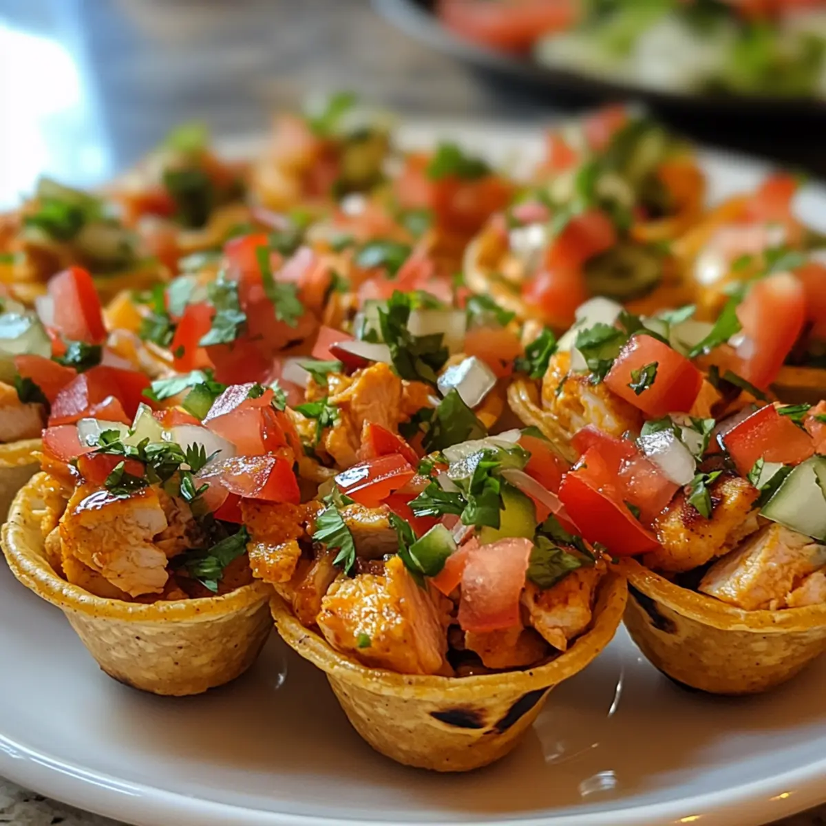 Easy Crispy Mini Chicken Taco Cups Everyone Will Crave
