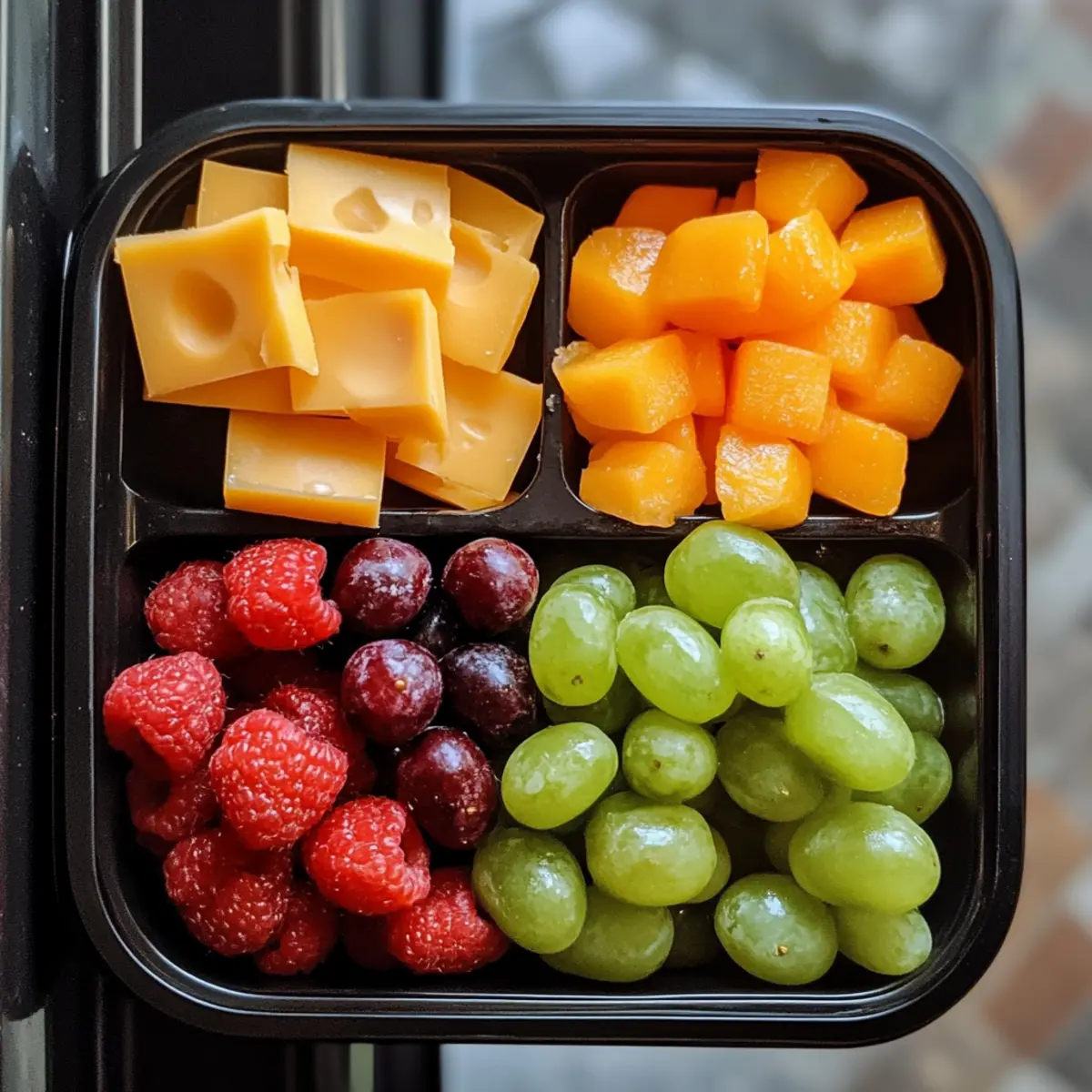 Ultimate Delicious Cheese Fruit Snack Box: Easy Juicy Bites